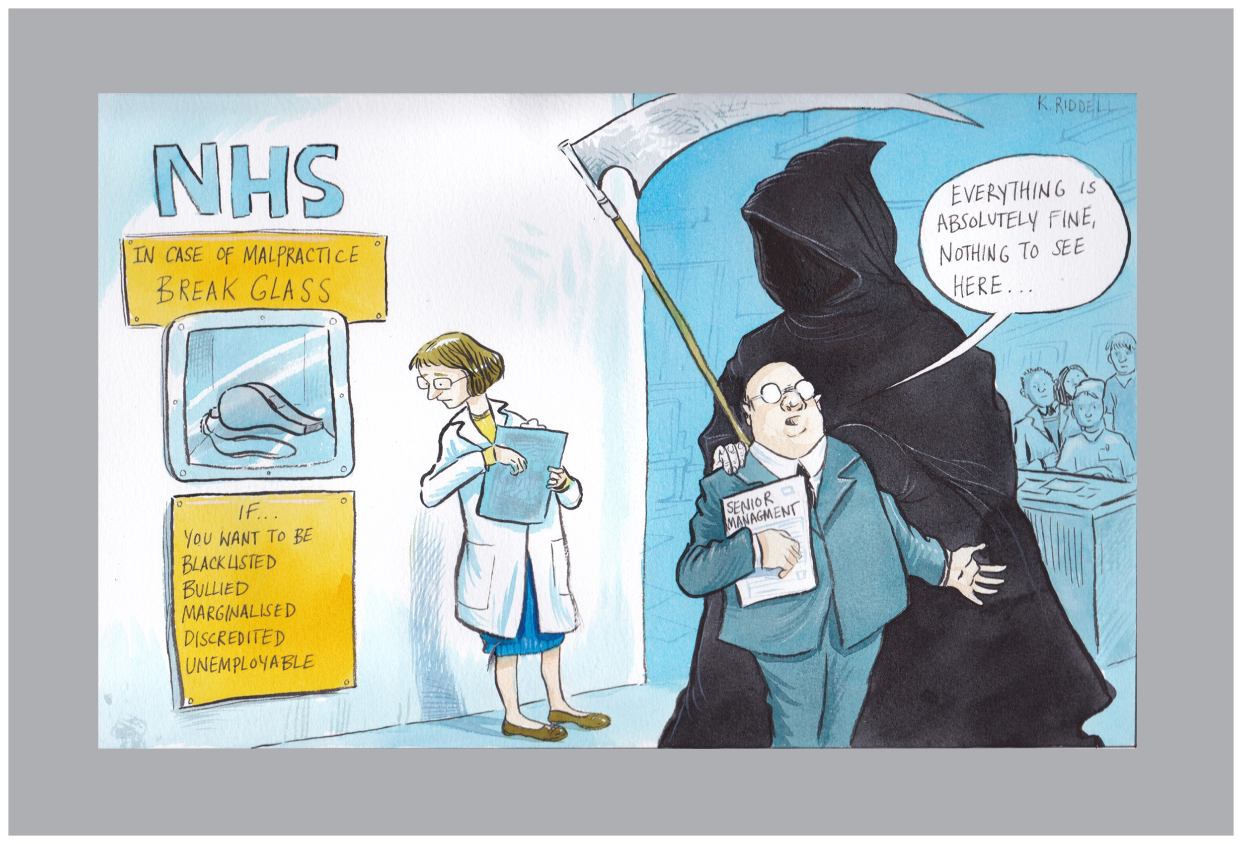 Stop toxic NHS Management culture harming staff and patients